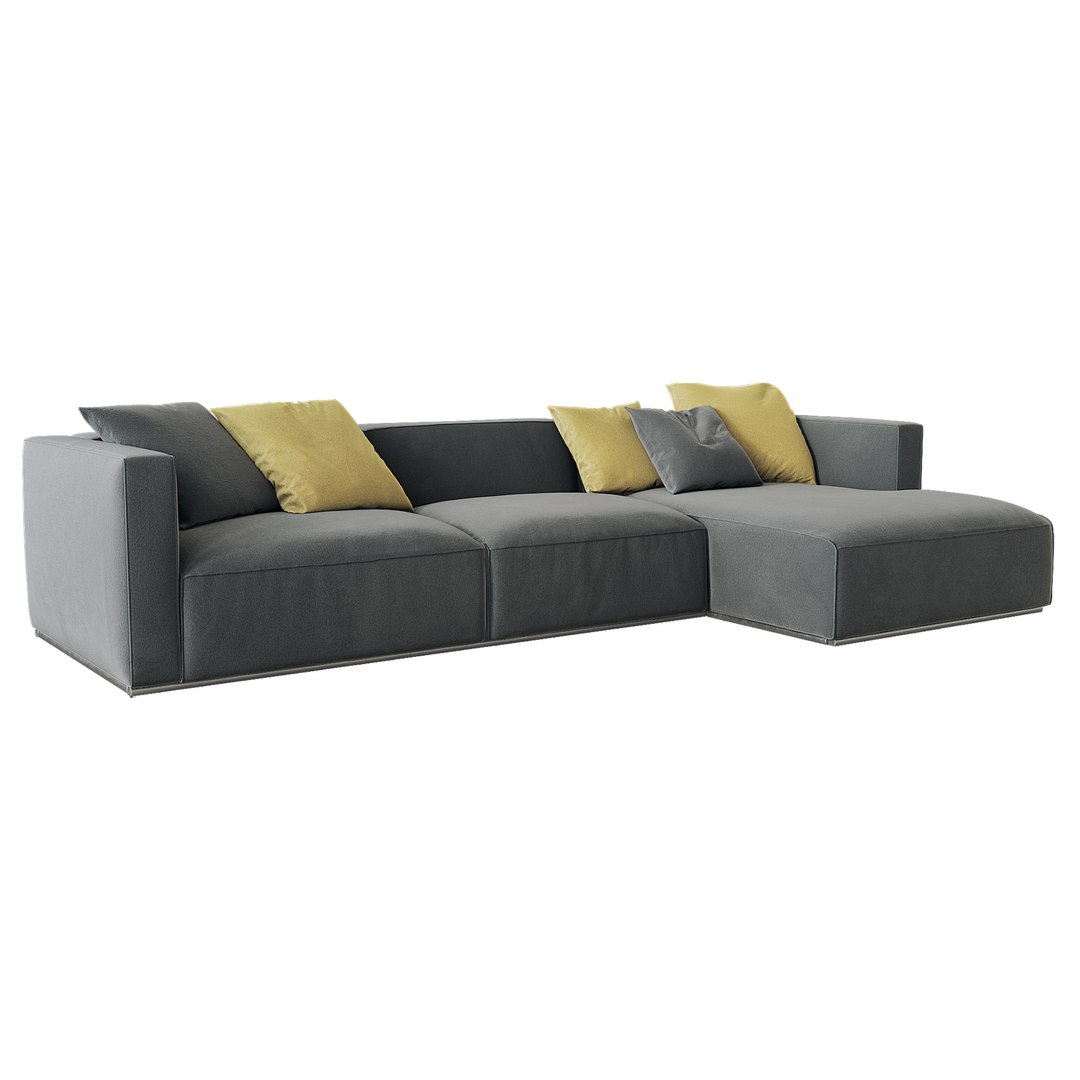 3D Model Shangai Sofa Poliform Option - TurboSquid 1465615