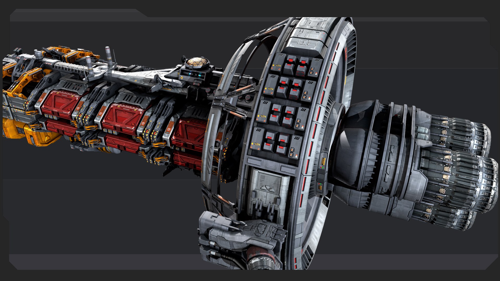 3D Model SF Hauler - Spacecraft - TurboSquid 2321225