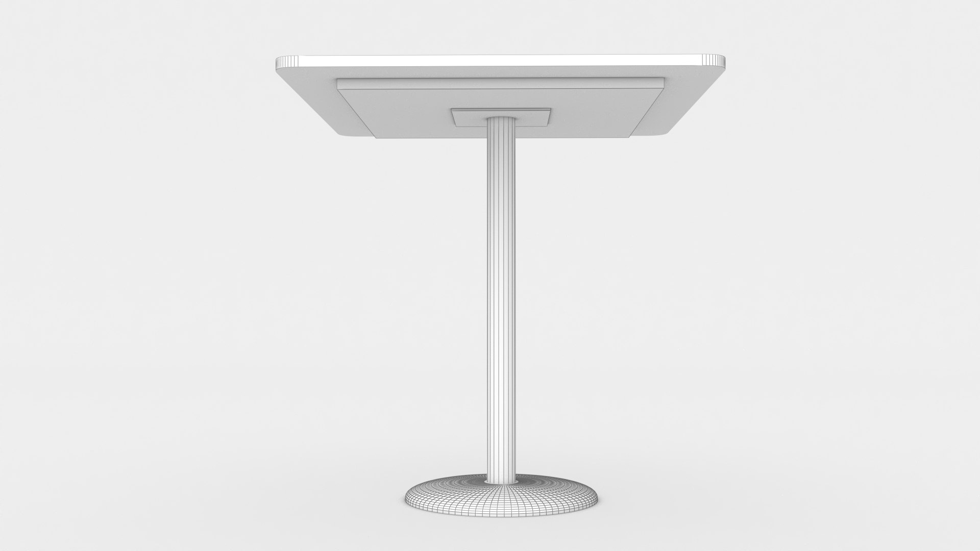 Free Cafe Wooden Table 3D Model - TurboSquid 2048273