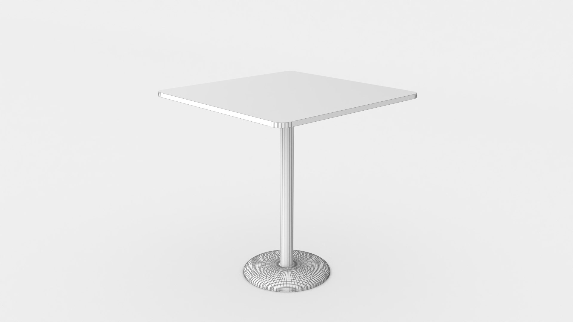 Free Cafe Wooden Table 3D Model - TurboSquid 2048273