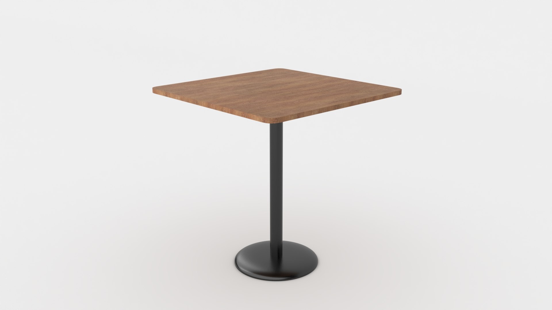 Free Cafe Wooden Table 3D Model - TurboSquid 2048273