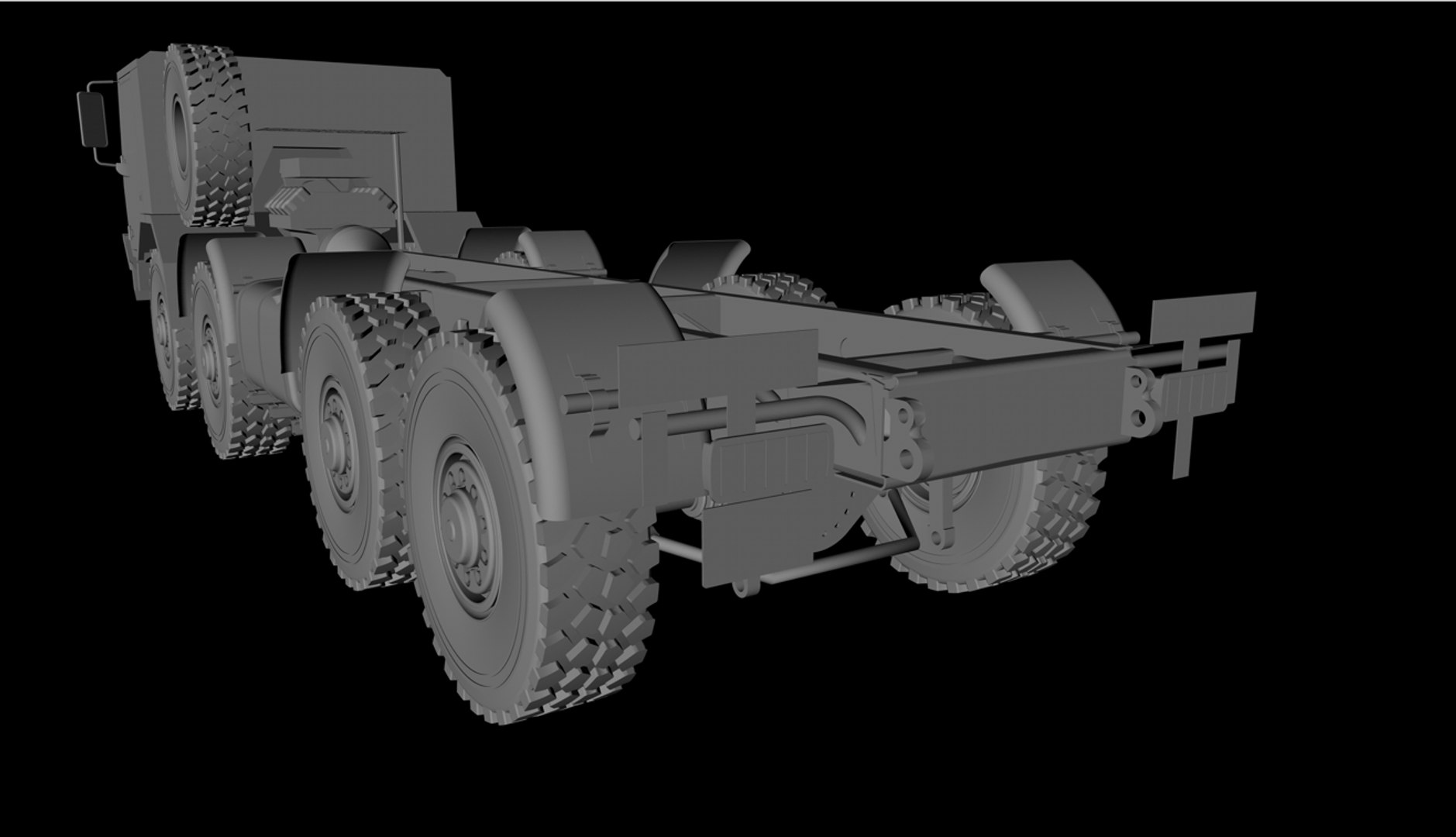 3d Model Of Tatra 815-7