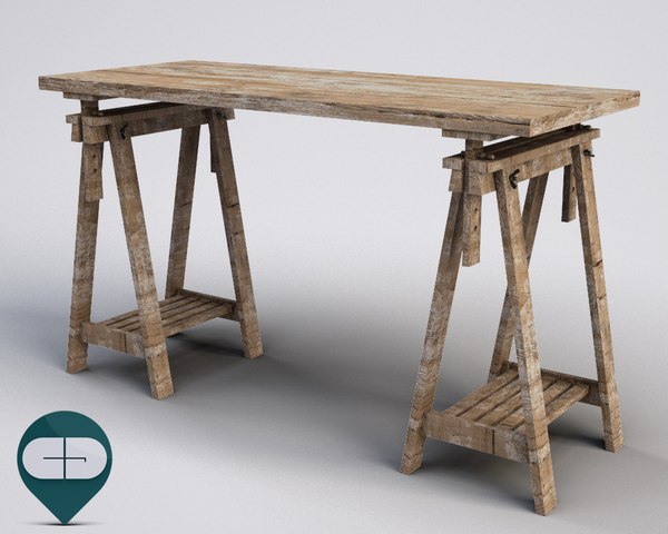 work table 3d 3ds