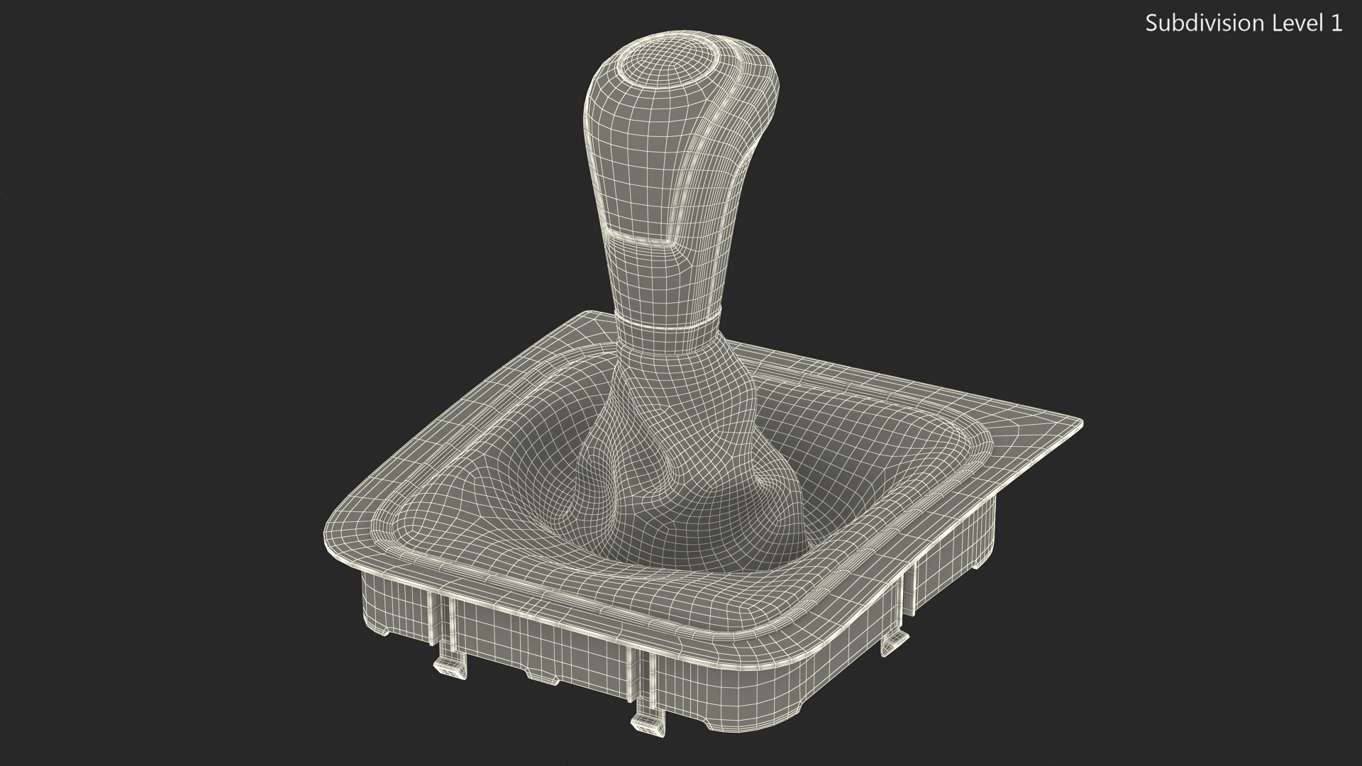 Manual Transmission Worn Shift Lever model - TurboSquid 2073135