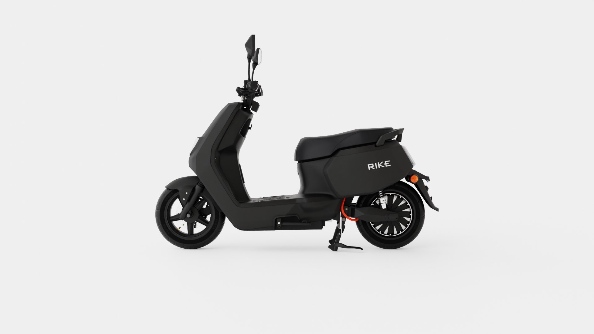 3D Matte Black Scooter - TurboSquid 2248088