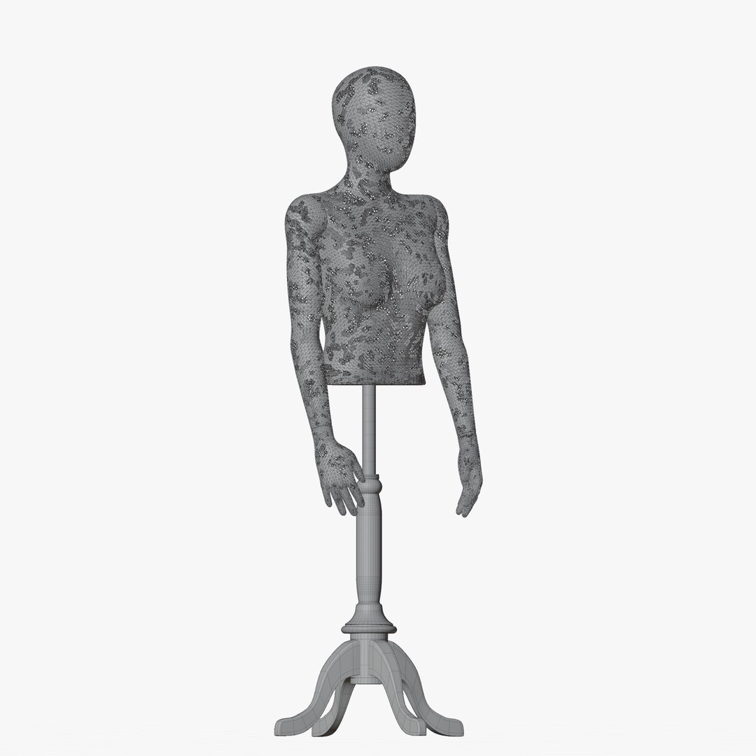Stylized Sewing Female Mannequin 3D model - TurboSquid 2055692
