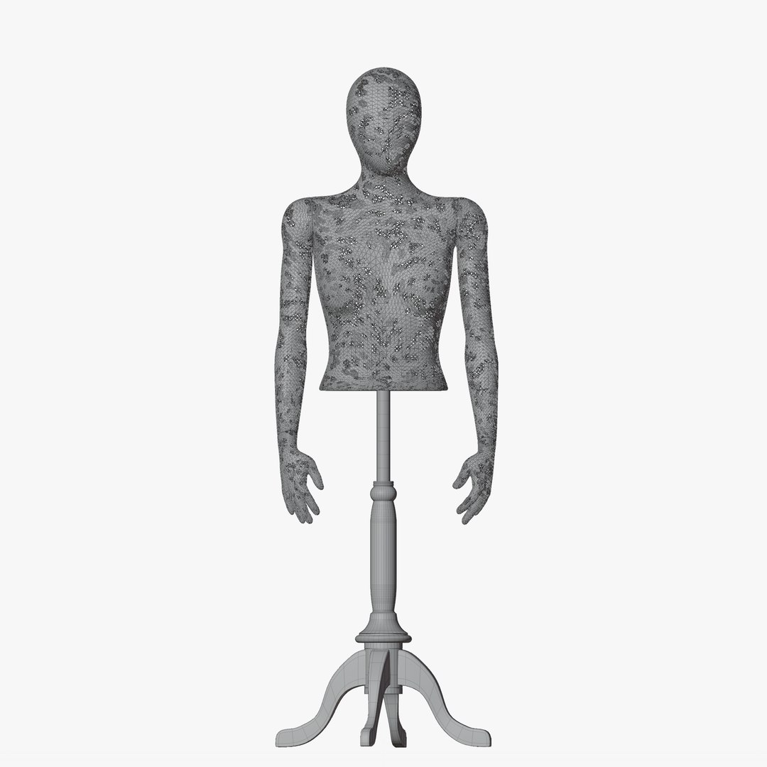 Stylized Sewing Female Mannequin 3D model - TurboSquid 2055692