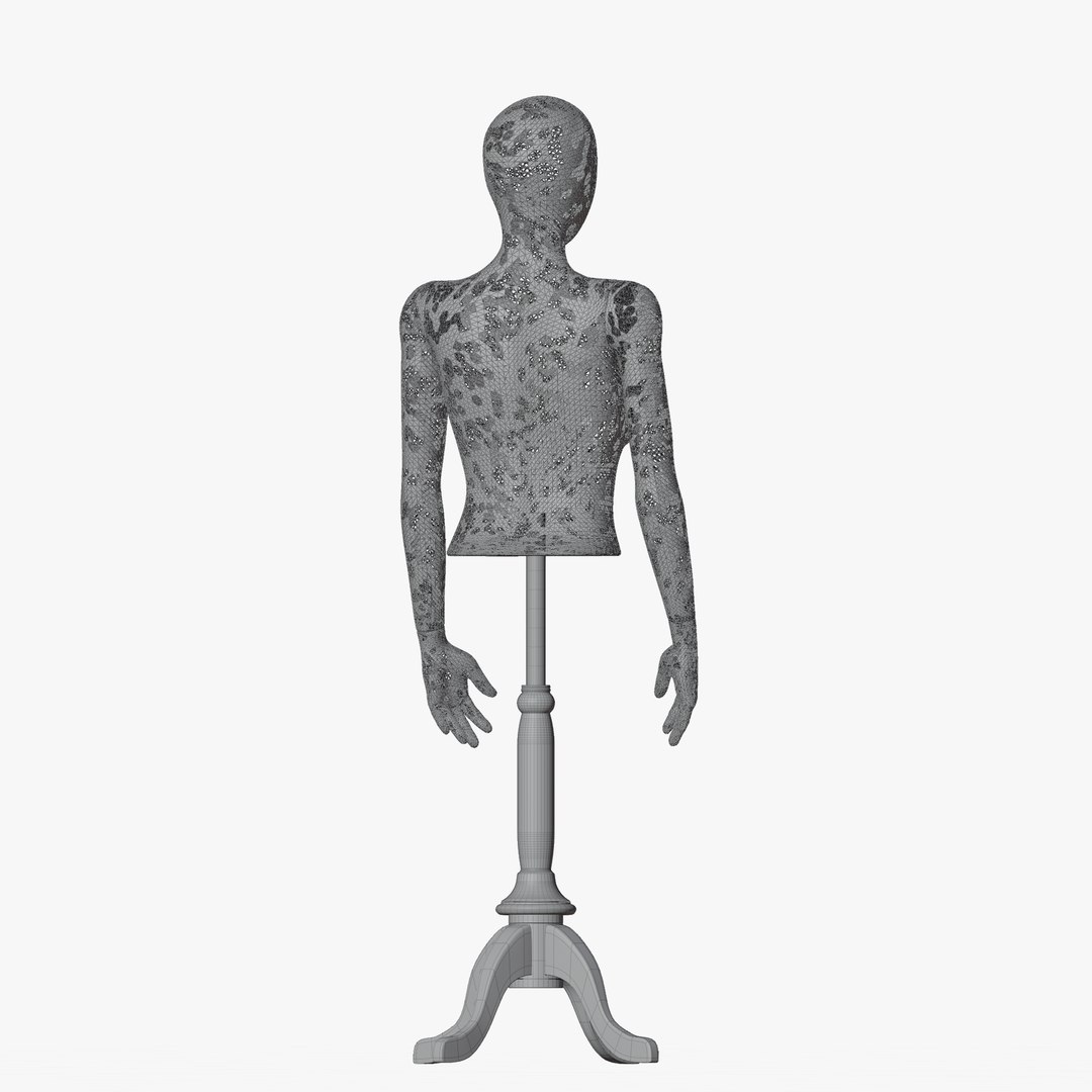 Stylized Sewing Female Mannequin 3D model - TurboSquid 2055692