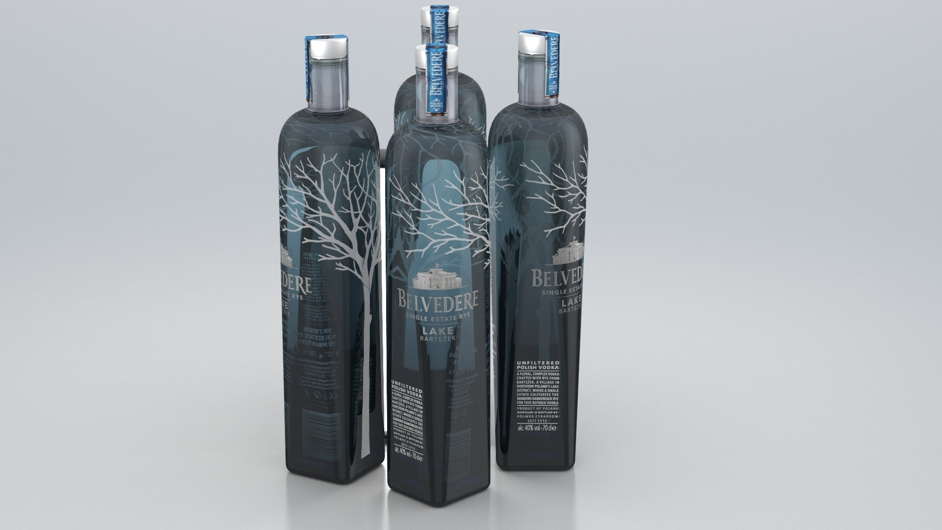 Alcohol Bottle Vodka 3D Model - TurboSquid 1513308