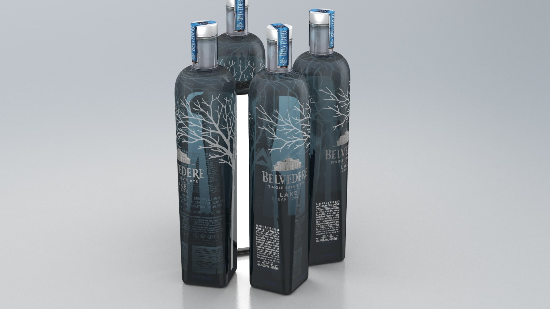 Alcohol Bottle Vodka 3D Model - TurboSquid 1513308