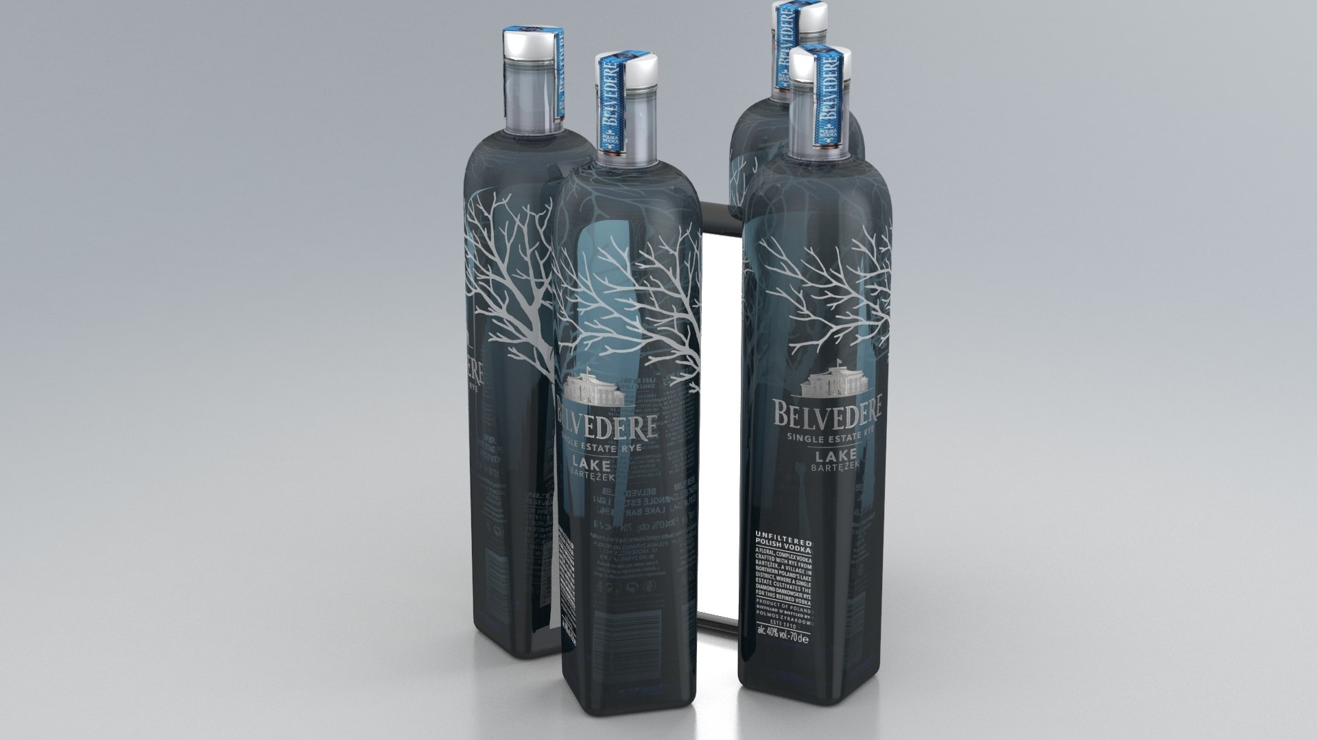 Alcohol Bottle Vodka 3D Model - TurboSquid 1513308