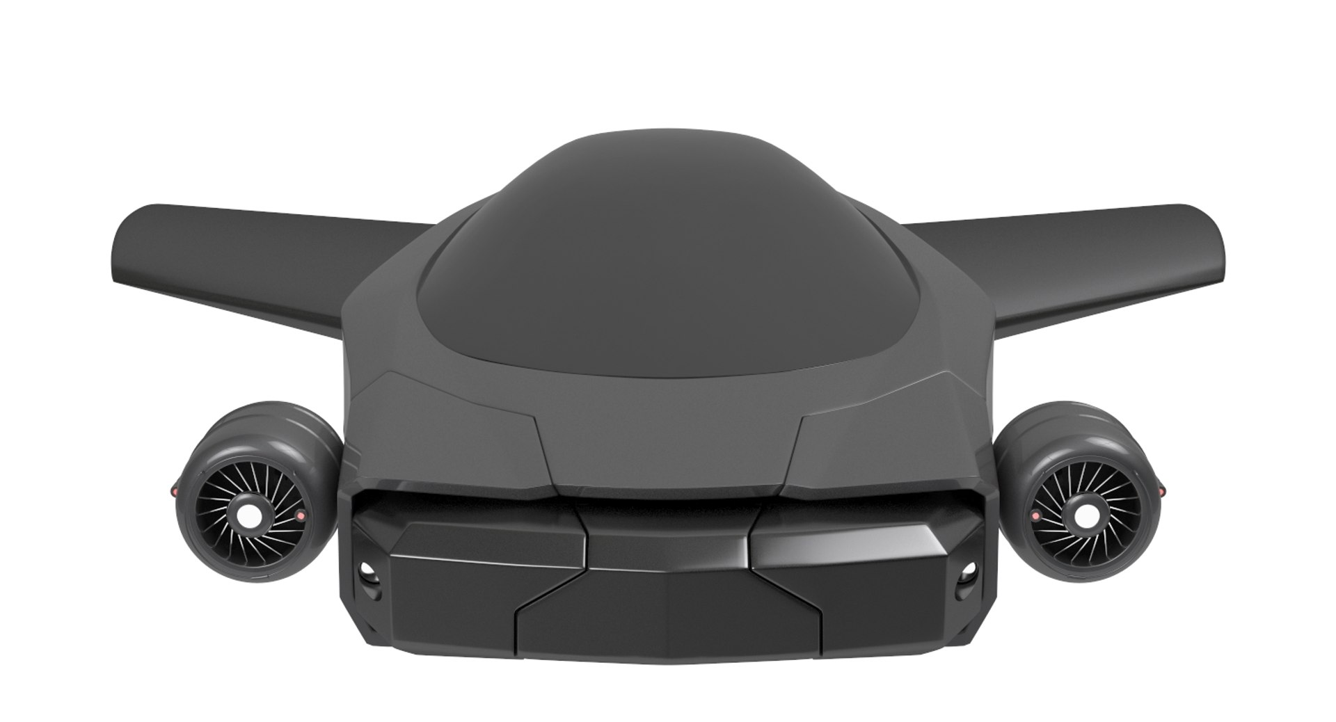 3d model futuristic hover car design