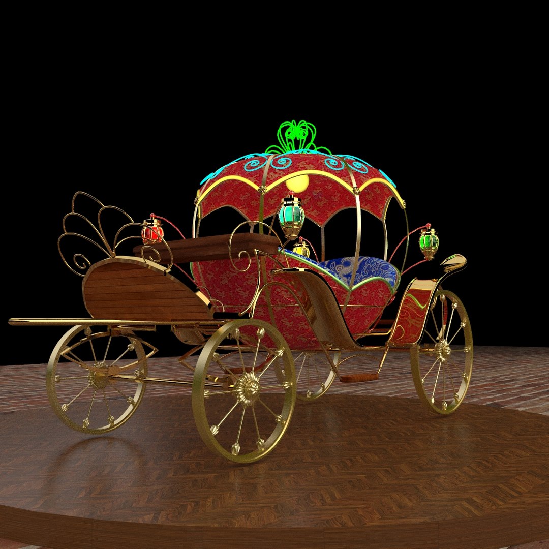 Carriage Model - TurboSquid 2180798