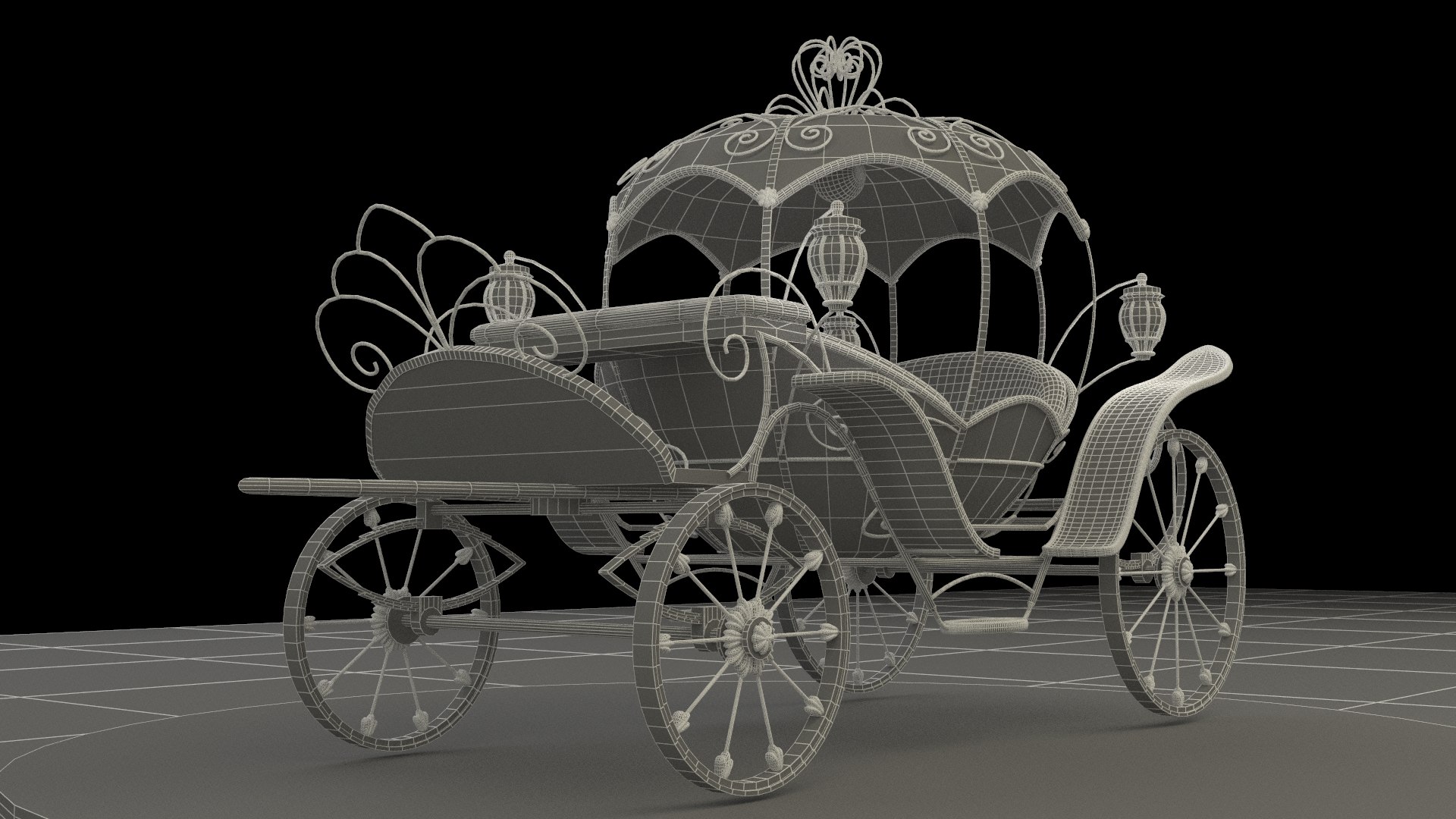 Carriage Model - TurboSquid 2180798
