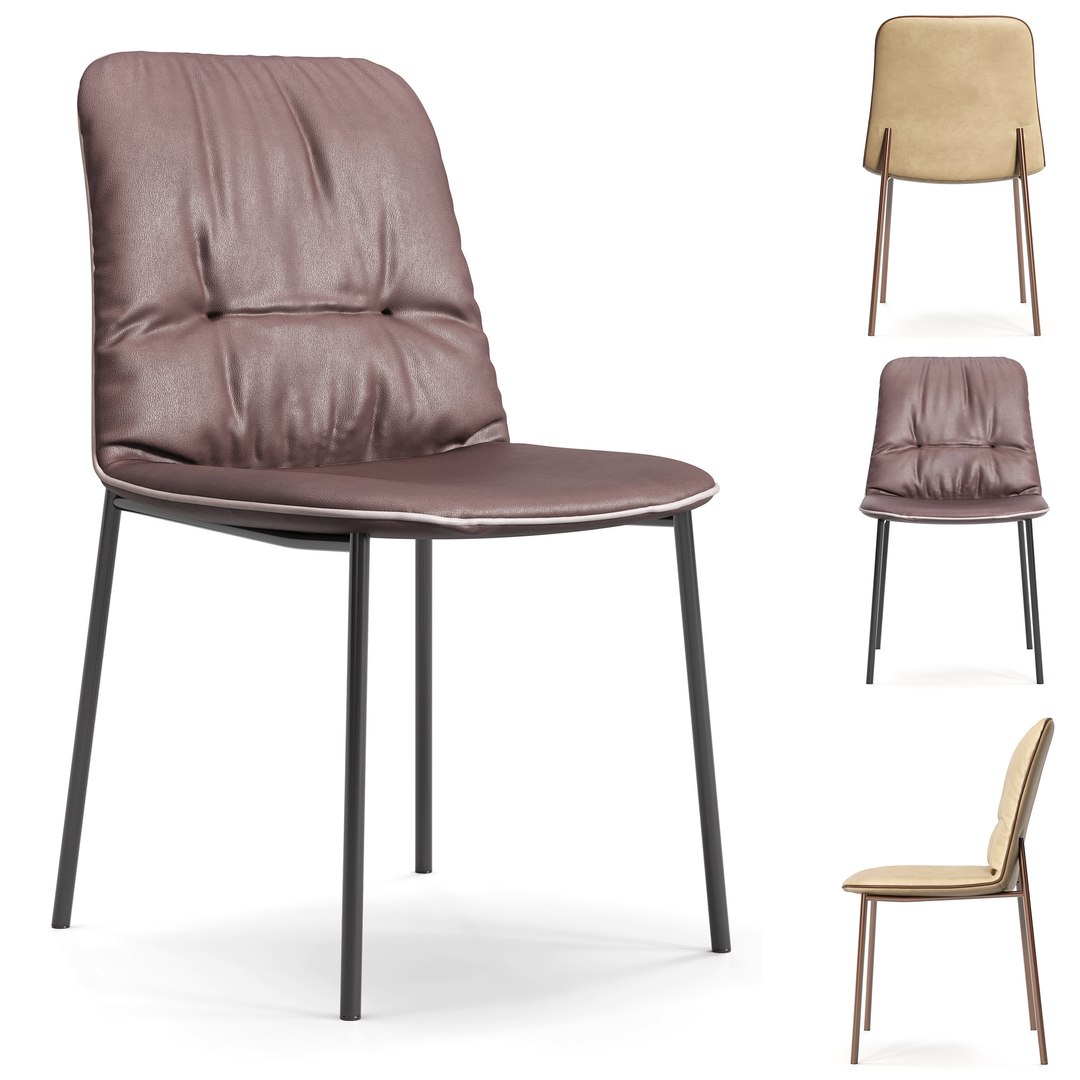 3D Diotti Betta Upholstered Chair - TurboSquid 2320308