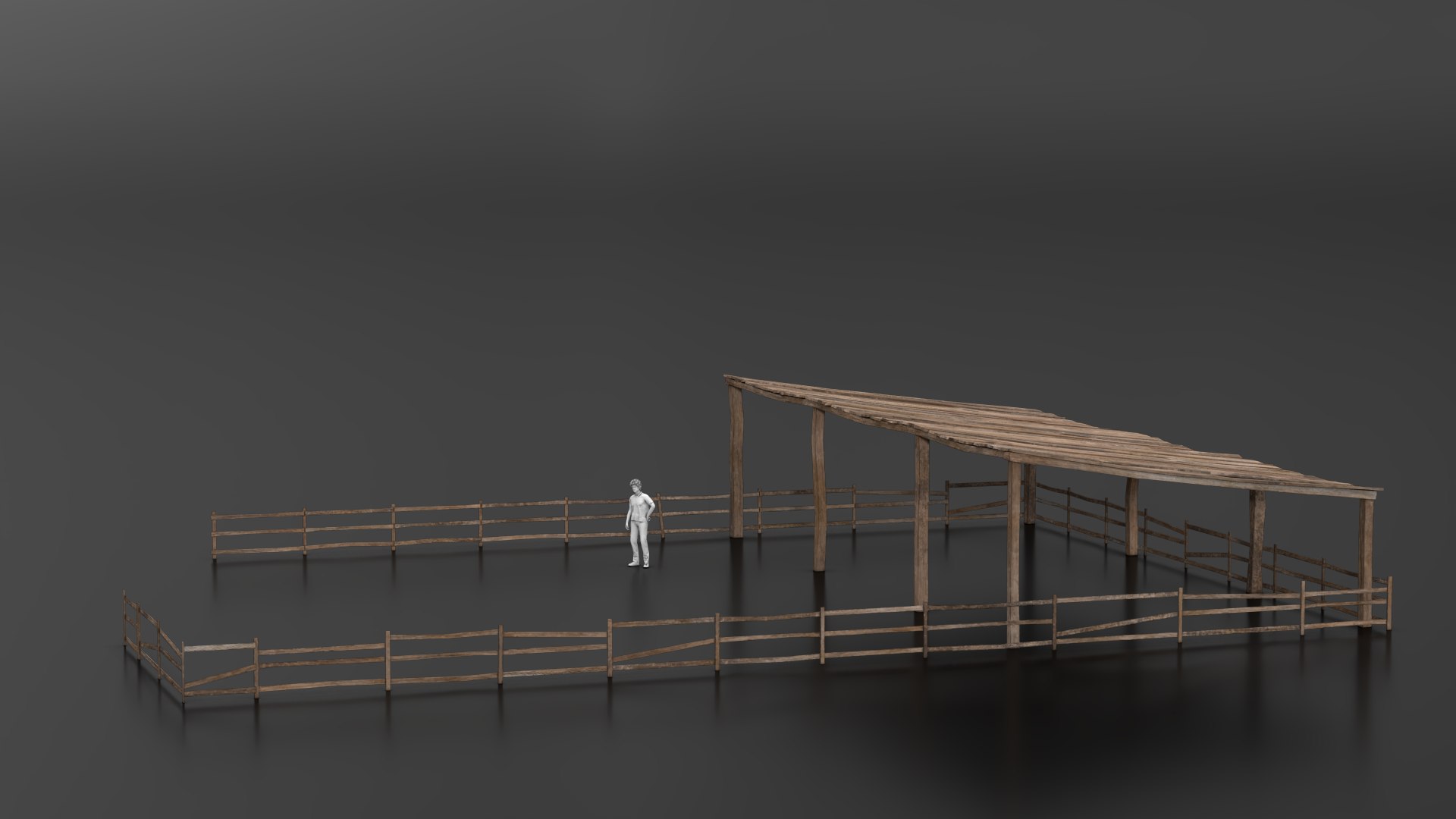 West Wild Stable 01 3D - TurboSquid 2153460