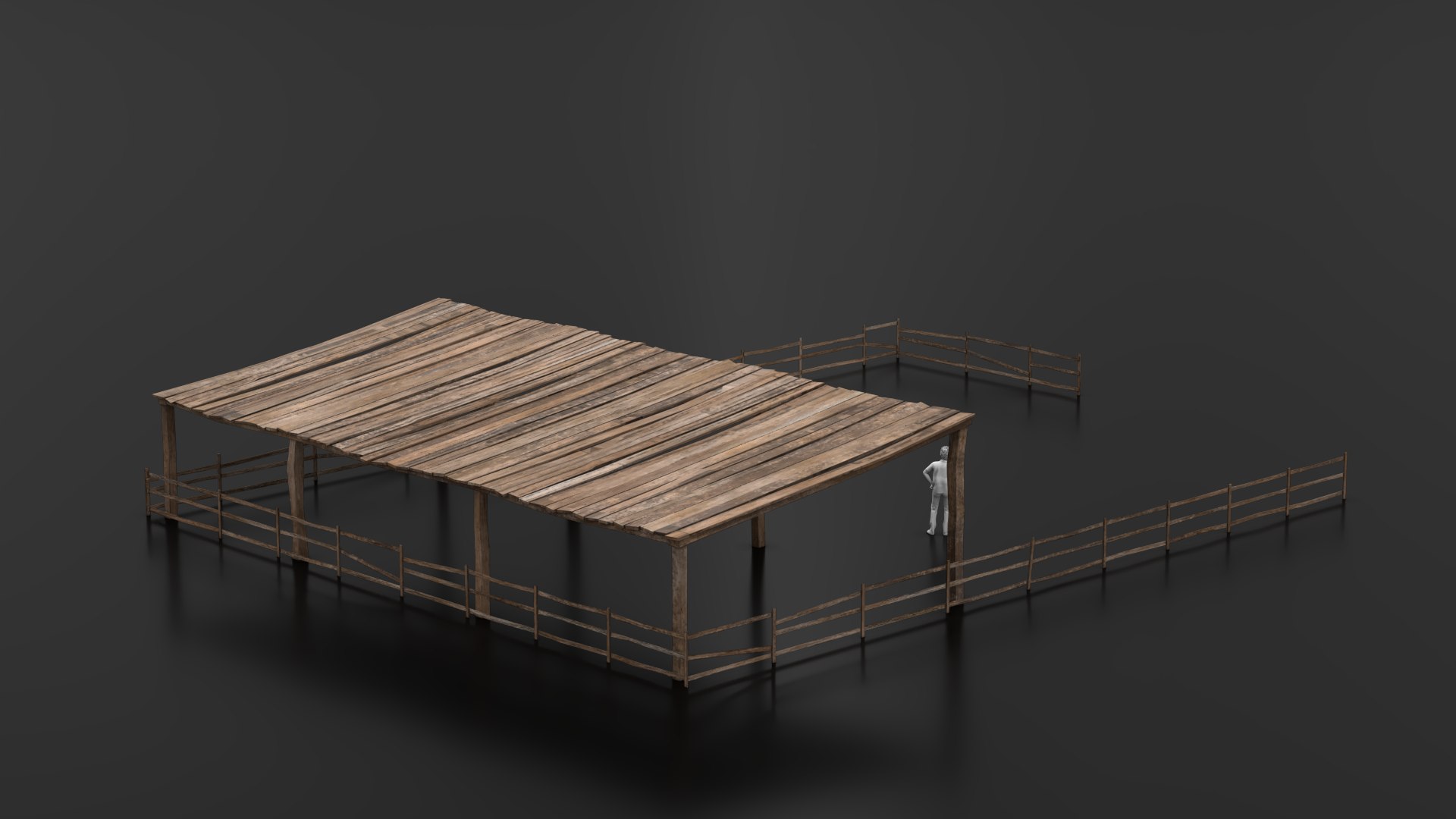 West Wild Stable 01 3D - TurboSquid 2153460