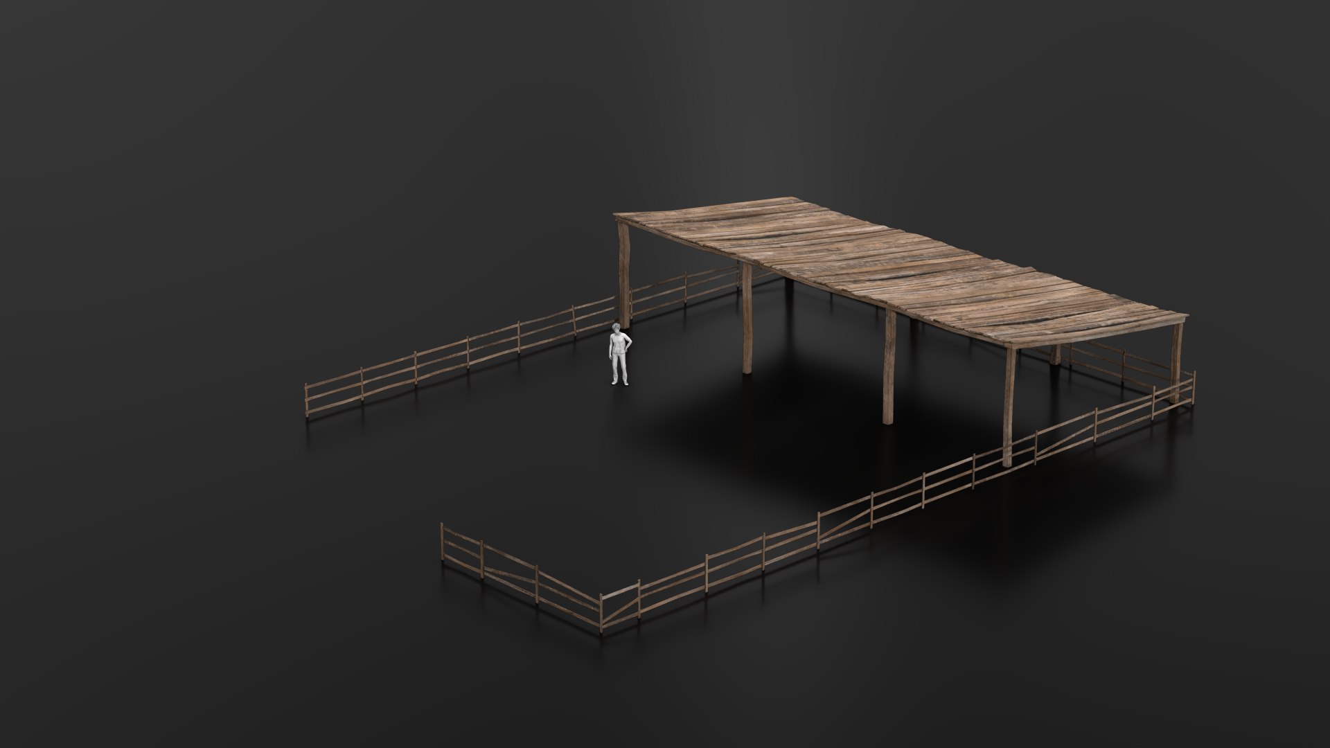 West Wild Stable 01 3D - TurboSquid 2153460