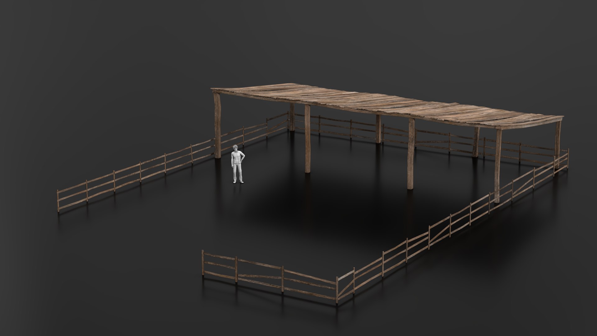 West Wild Stable 01 3D - TurboSquid 2153460