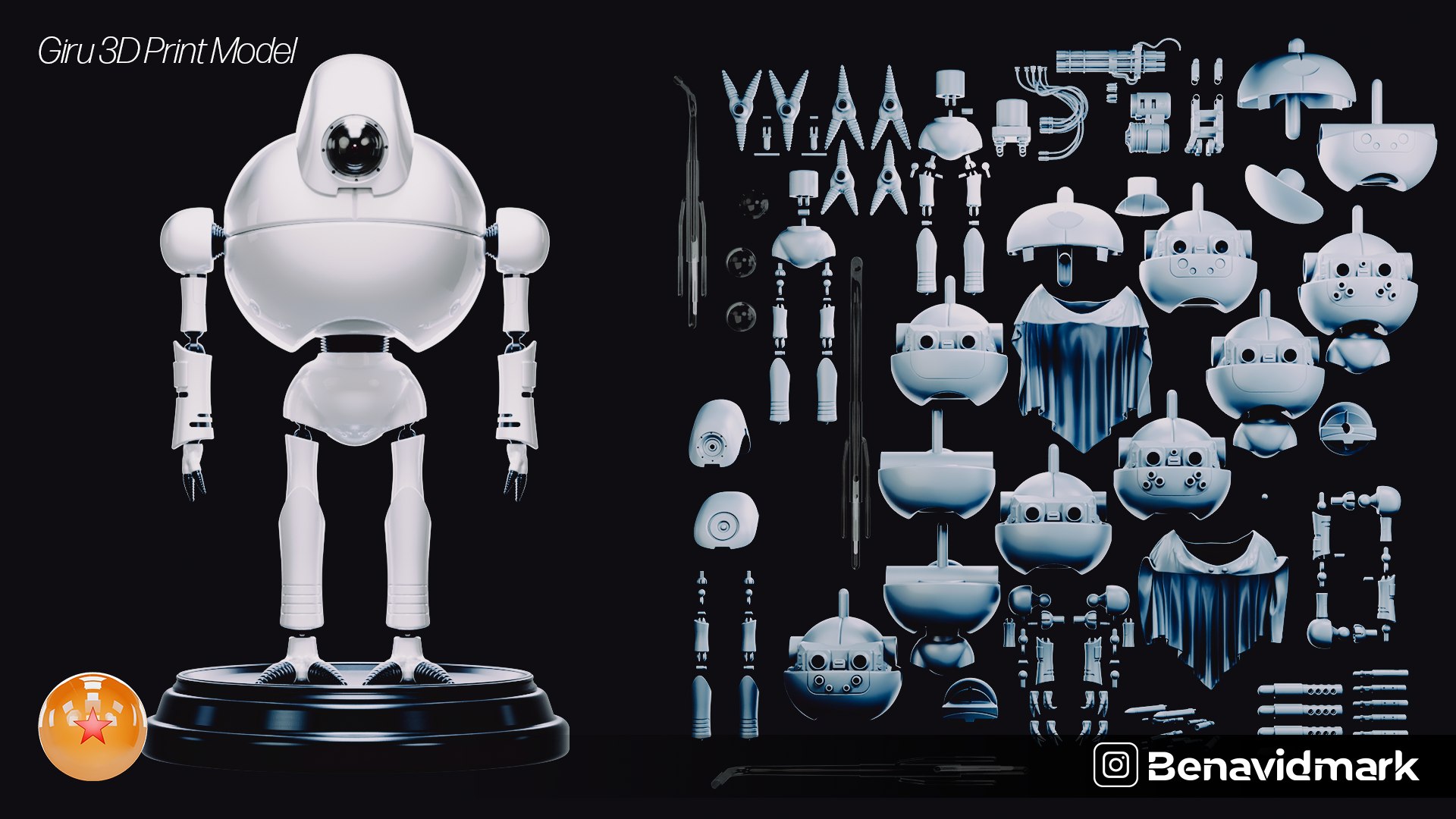 3D Giru Dragon Ball GT 3d Model For 3D Print - TurboSquid 2330810