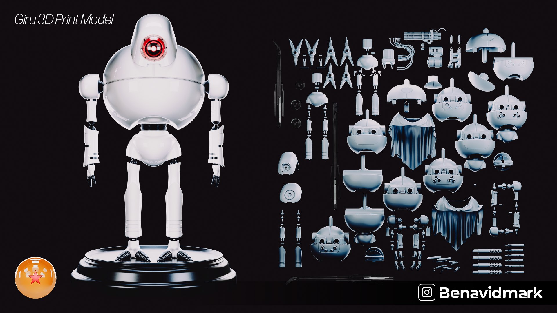 3D Giru Dragon Ball GT 3d Model For 3D Print - TurboSquid 2330810