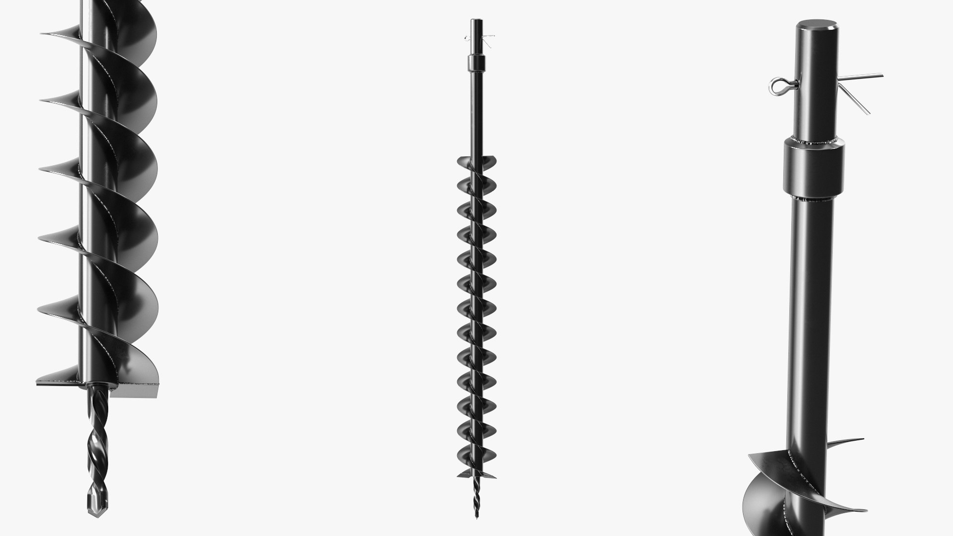 3D 80mm Earth Drill Bits - TurboSquid 2046608