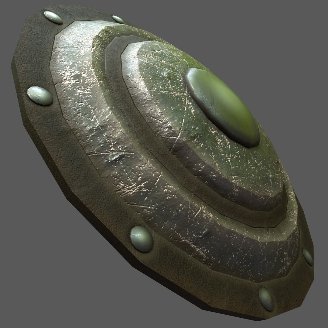 3D Game Ready Low Poly Shield - TurboSquid 1851163