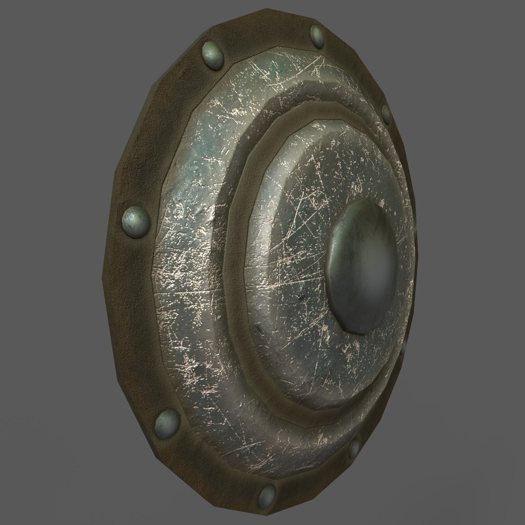 3D Game Ready Low Poly Shield - TurboSquid 1851163