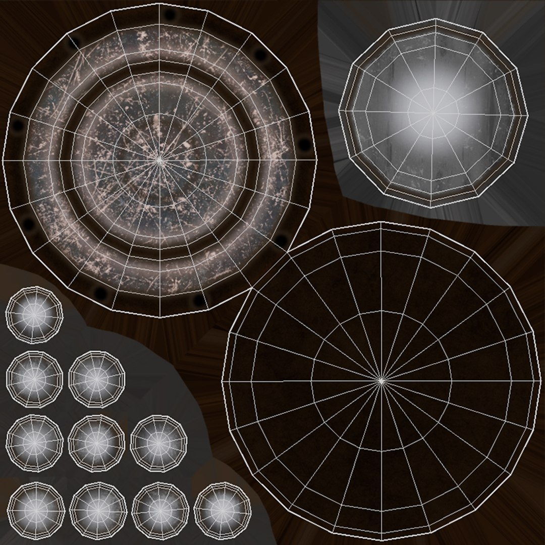 3D Game Ready Low Poly Shield - TurboSquid 1851163