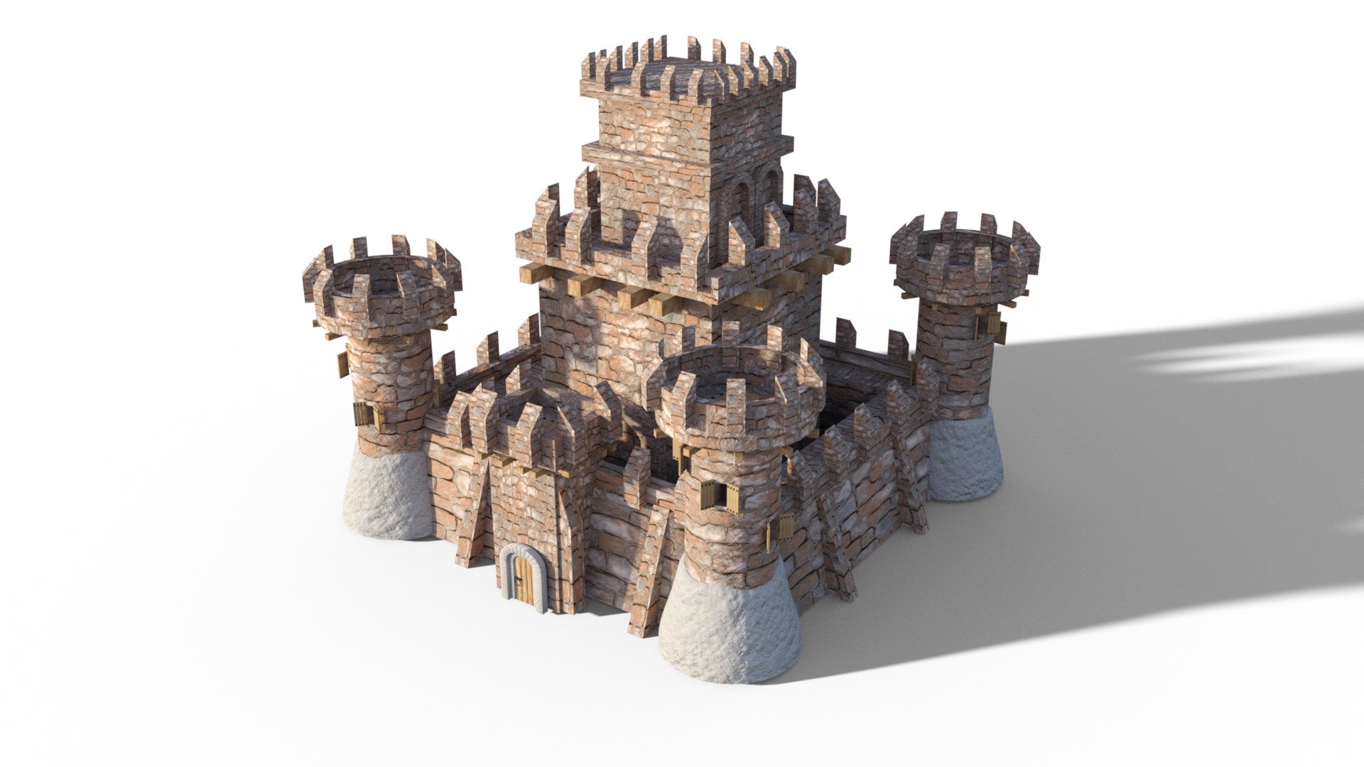 Castle Medieval Model - TurboSquid 2240160