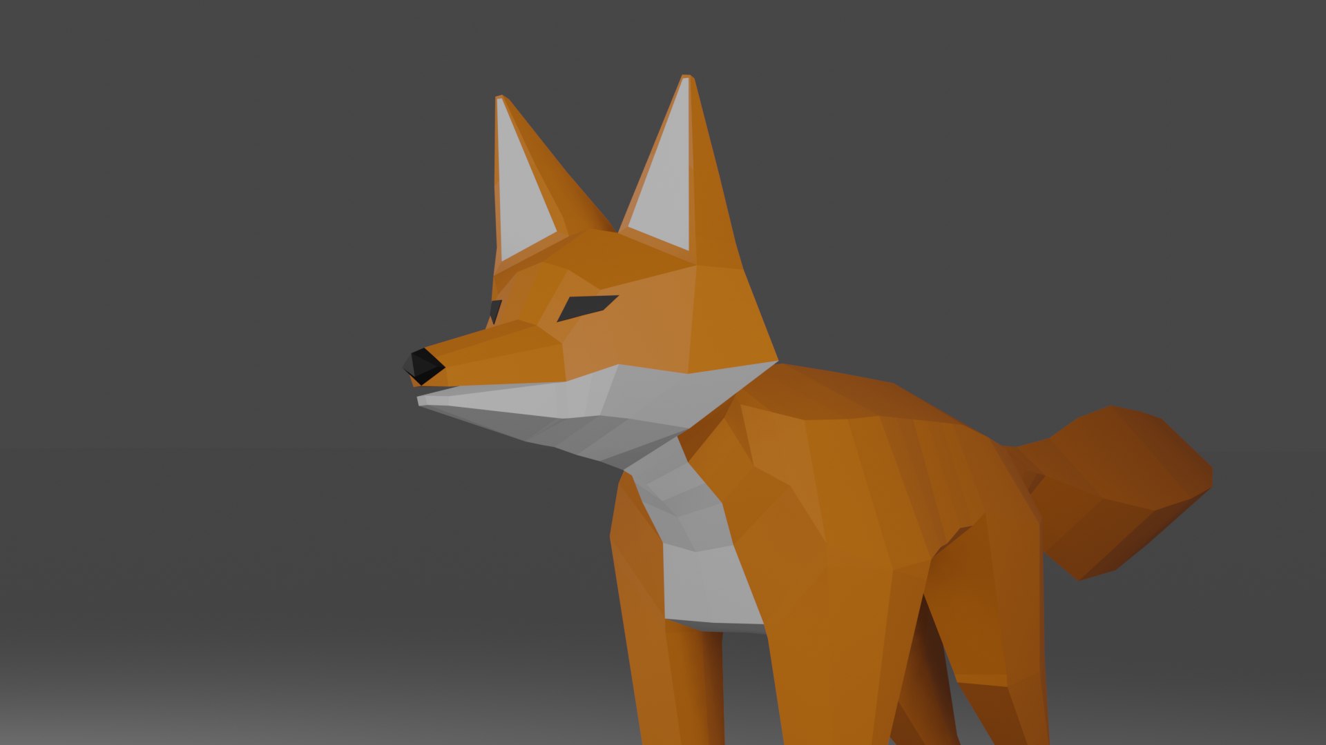 3D Low Poly Fox - TurboSquid 2012571