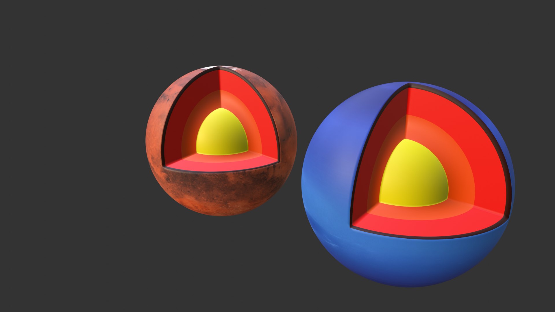 3D Mars And Neptune Model - TurboSquid 2055828