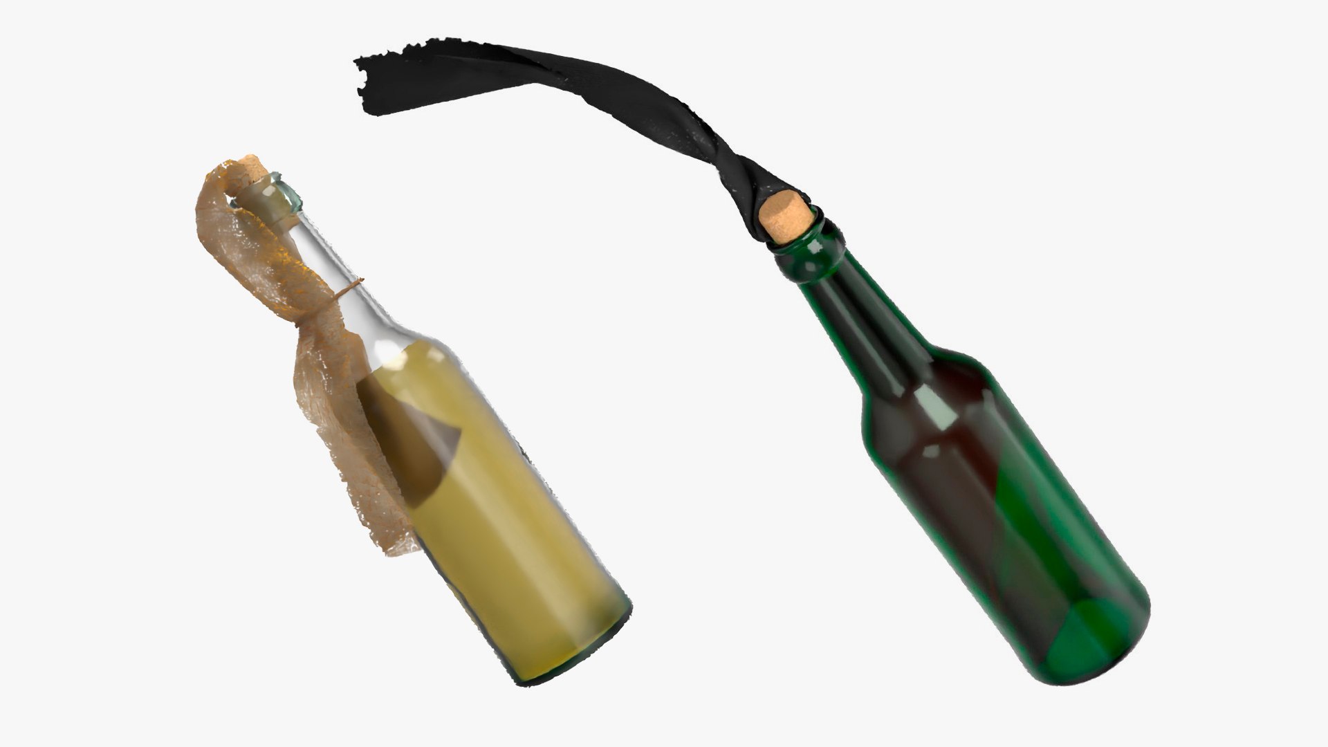 3D Molotov Cocktails Collection - TurboSquid 2237841