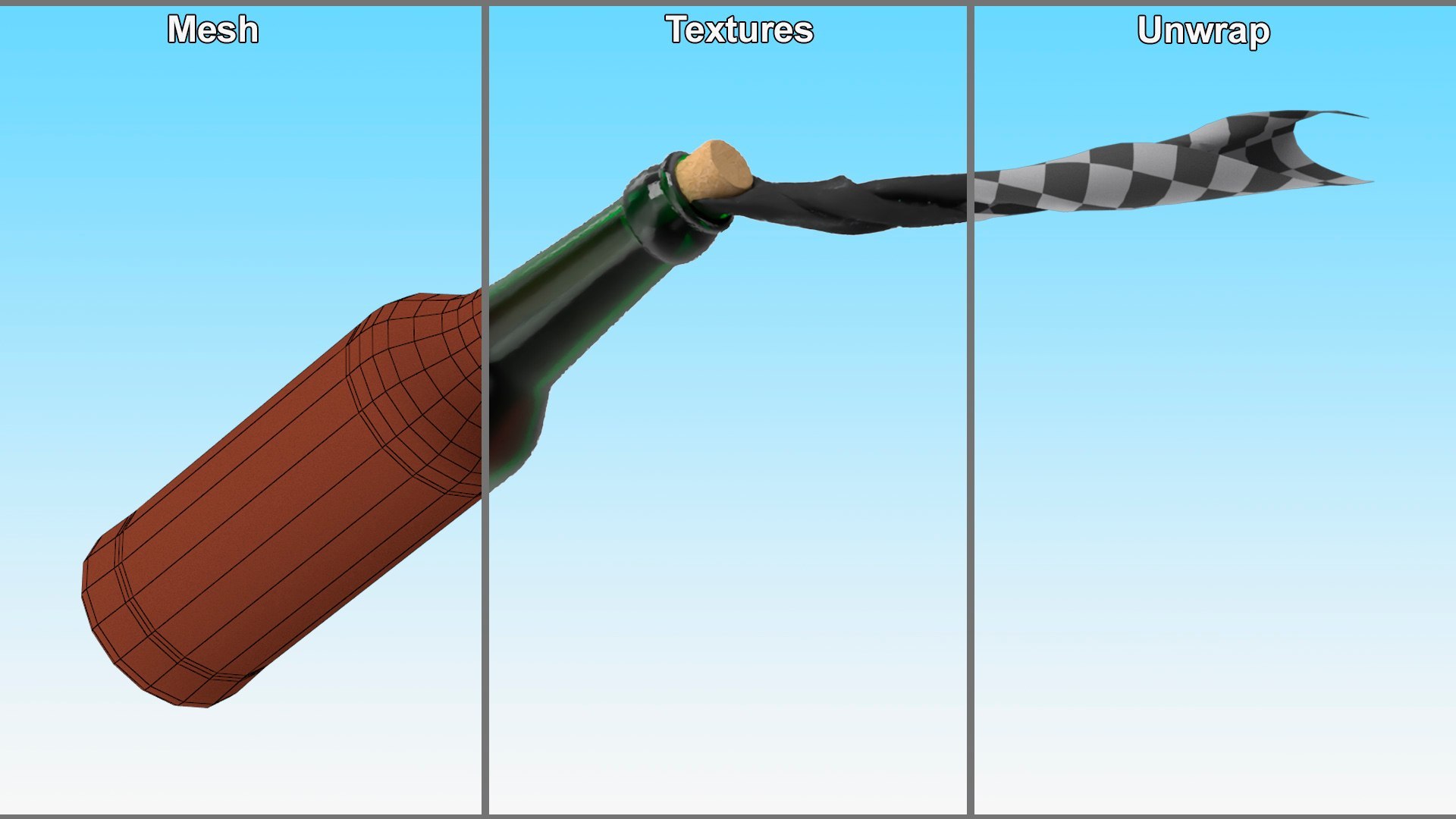 3D Molotov Cocktails Collection - TurboSquid 2237841