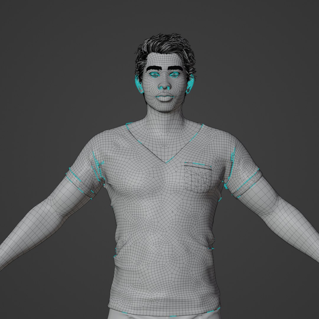 3D Alfred Realistic Character - TurboSquid 2030413