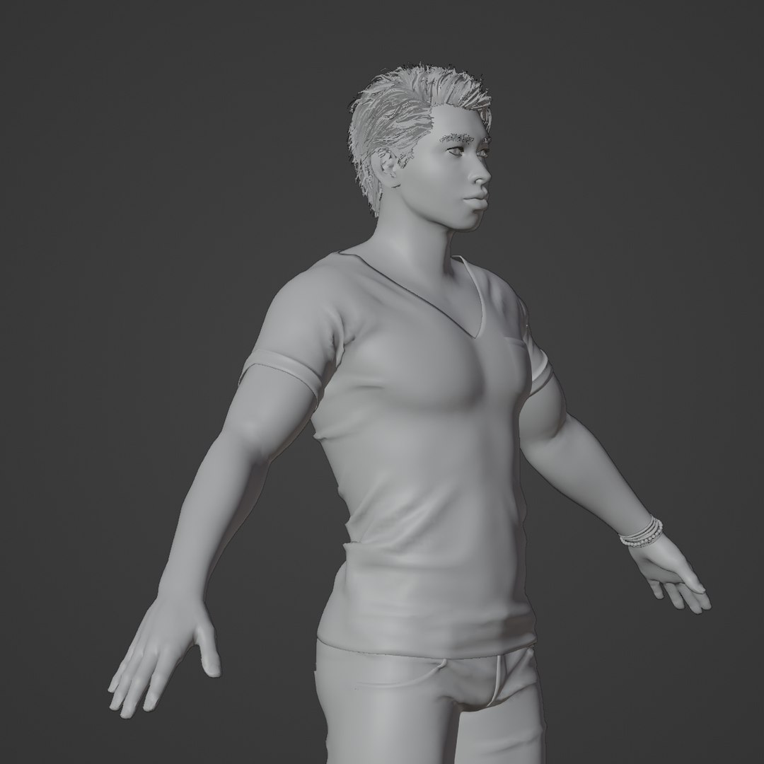 3D Alfred Realistic Character - TurboSquid 2030413