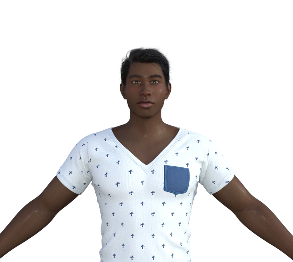 3D Alfred Realistic Character - TurboSquid 2030413