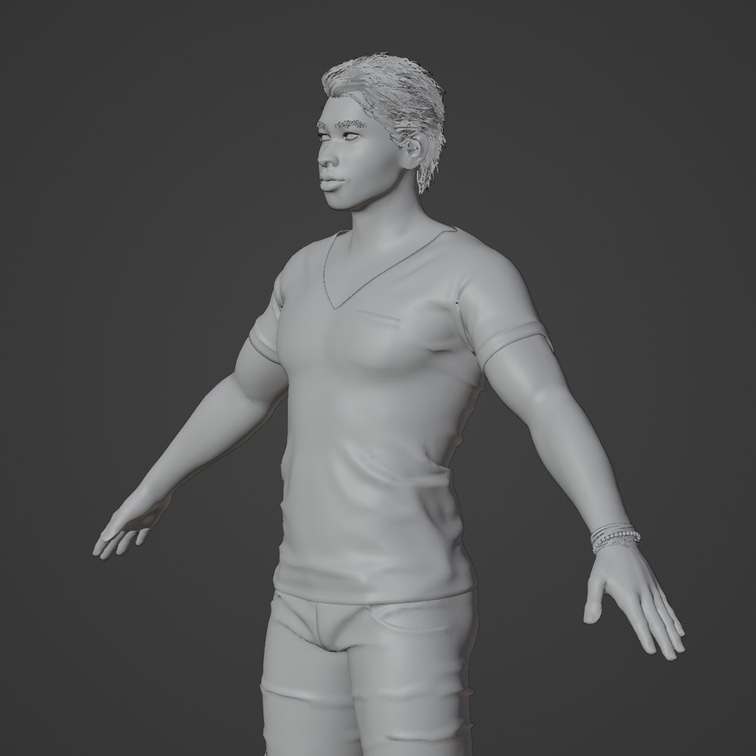 3D Alfred Realistic Character - TurboSquid 2030413