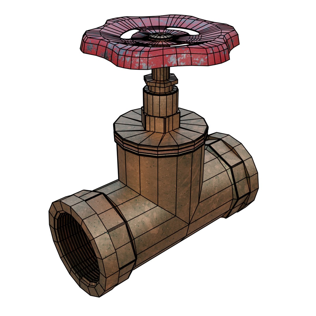 3D Model Stop Valve - TurboSquid 2343440