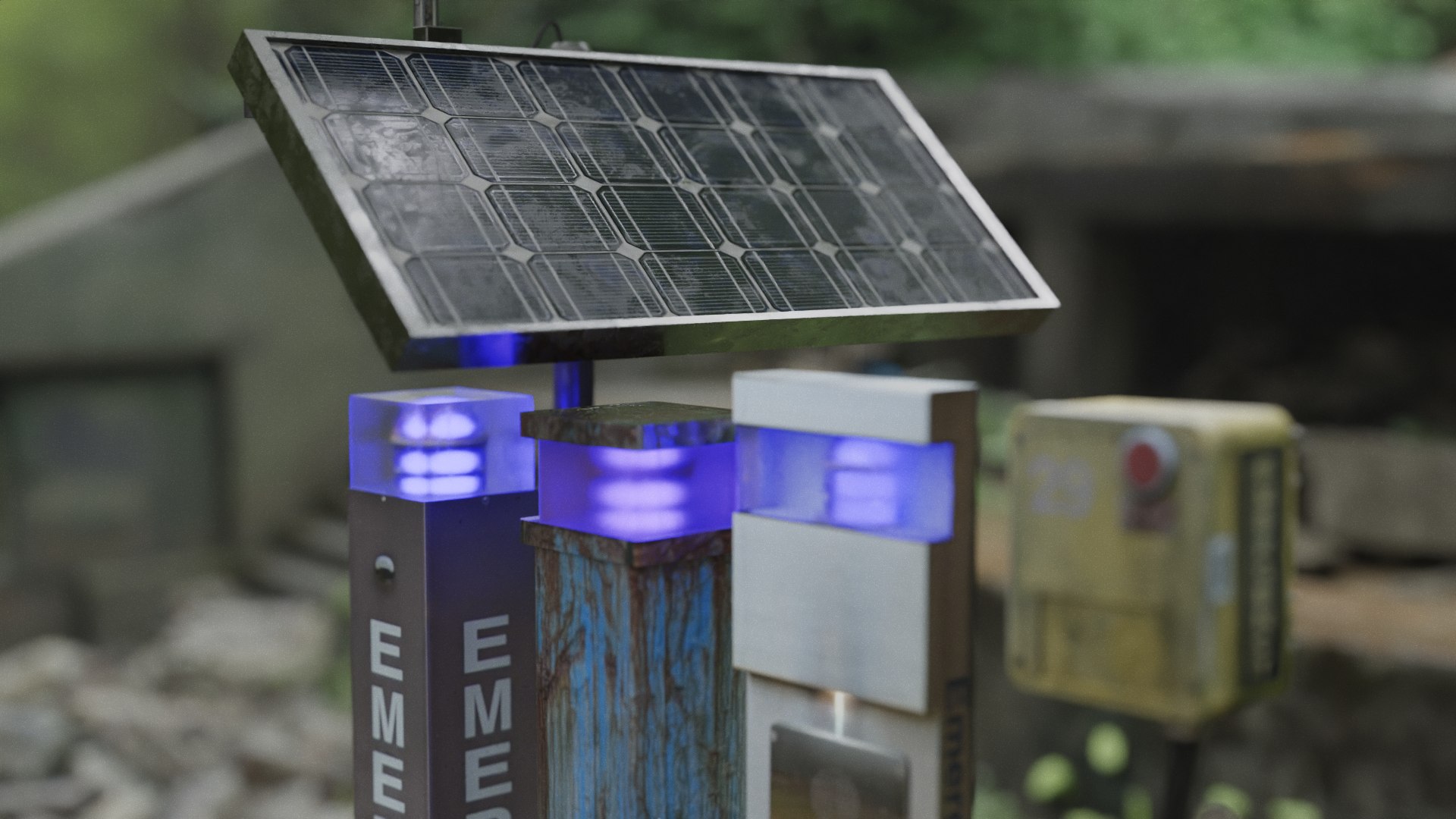 EMS Blue Light System Model - TurboSquid 2033219