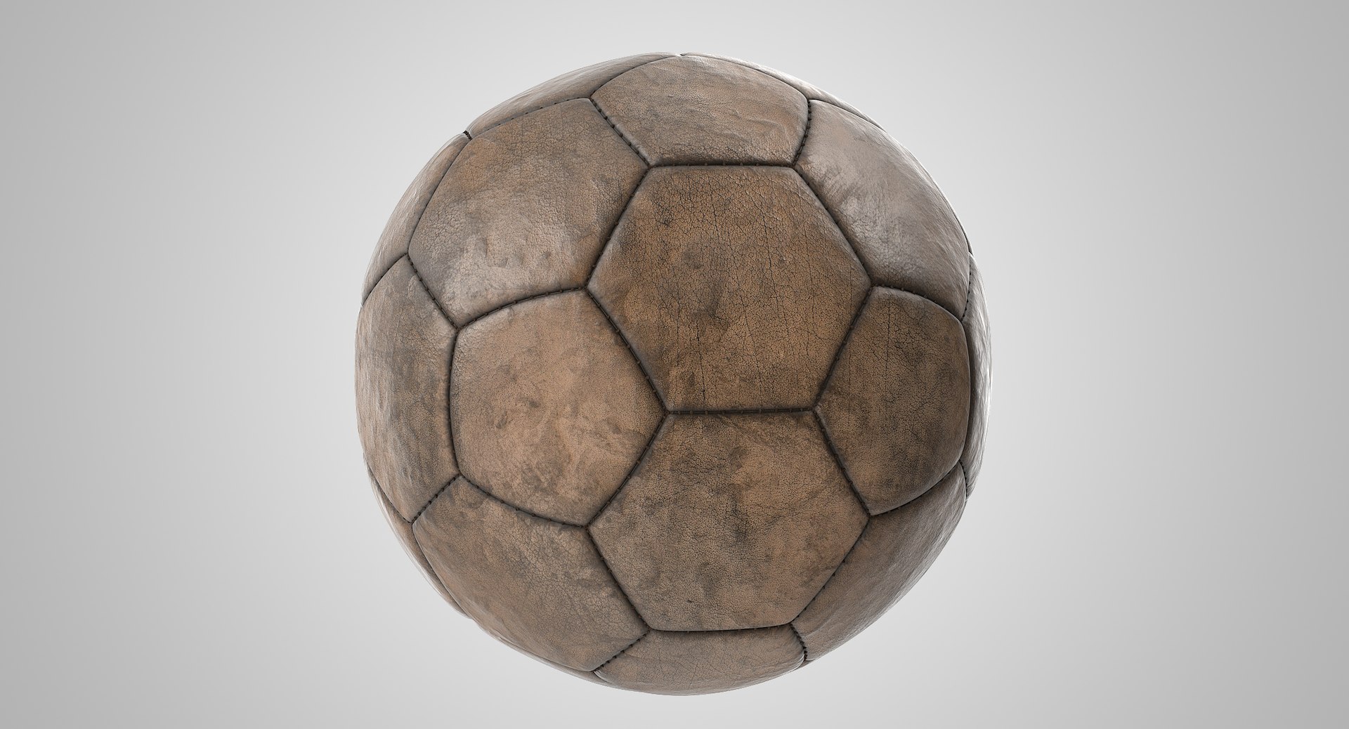 Old leather ball 3D model - TurboSquid 1449198