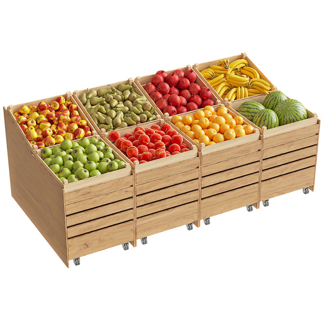 3D Store Fruits - TurboSquid 1728783