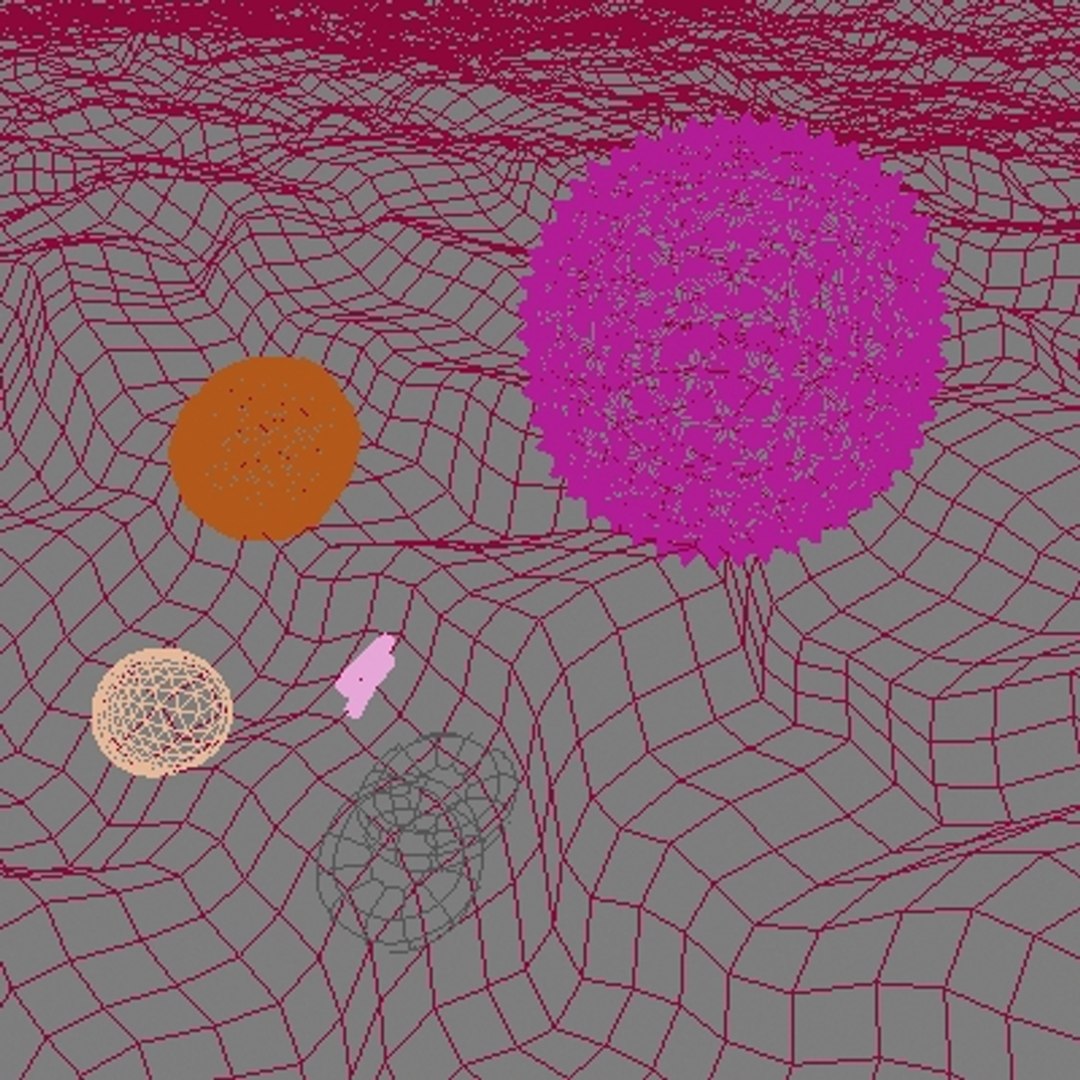 Microscopic Particles E 3d Model