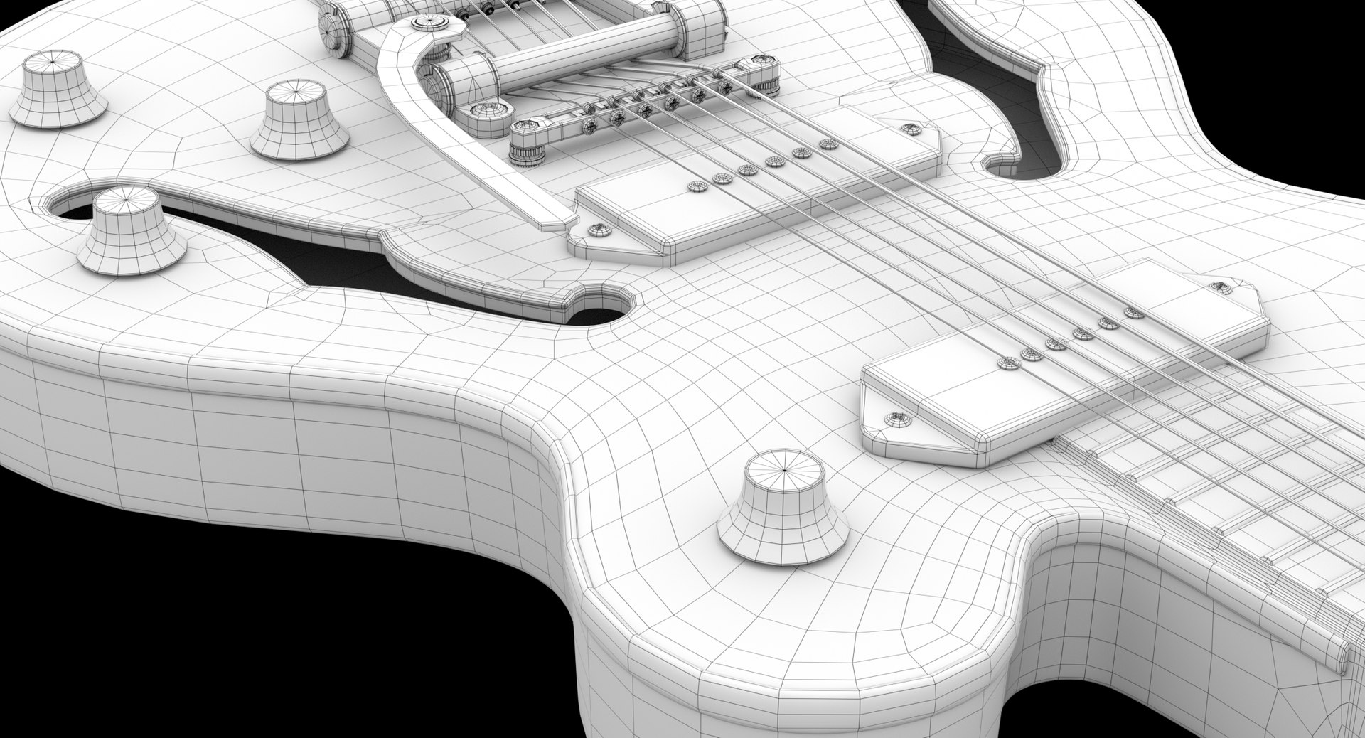 Guitar Instrument 3D Model - TurboSquid 1451077