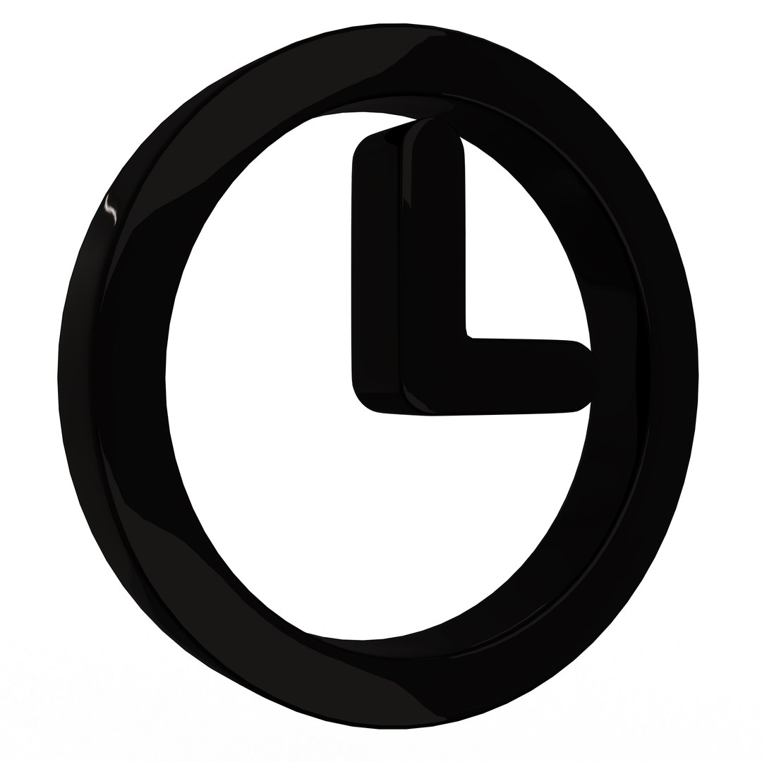 Clock Symbol model - TurboSquid 1849022
