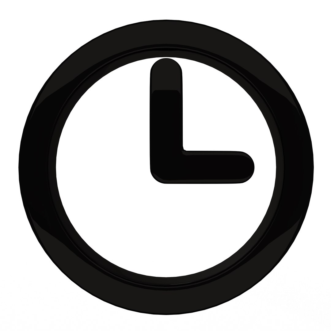 Clock Symbol model - TurboSquid 1849022