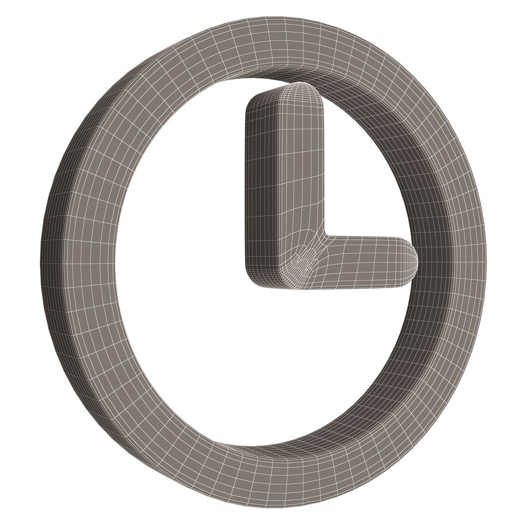 Clock Symbol model - TurboSquid 1849022