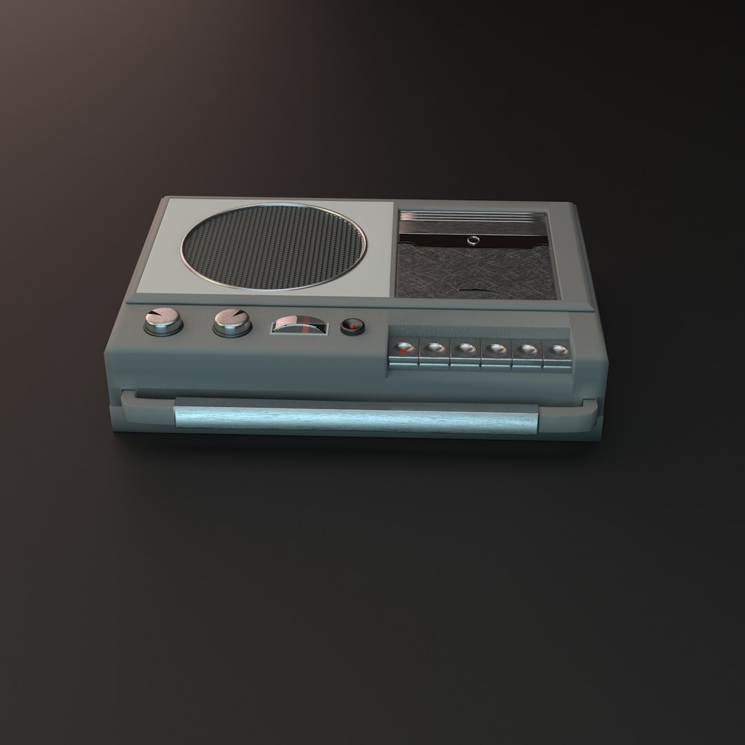 Tape Recorder 3d Model