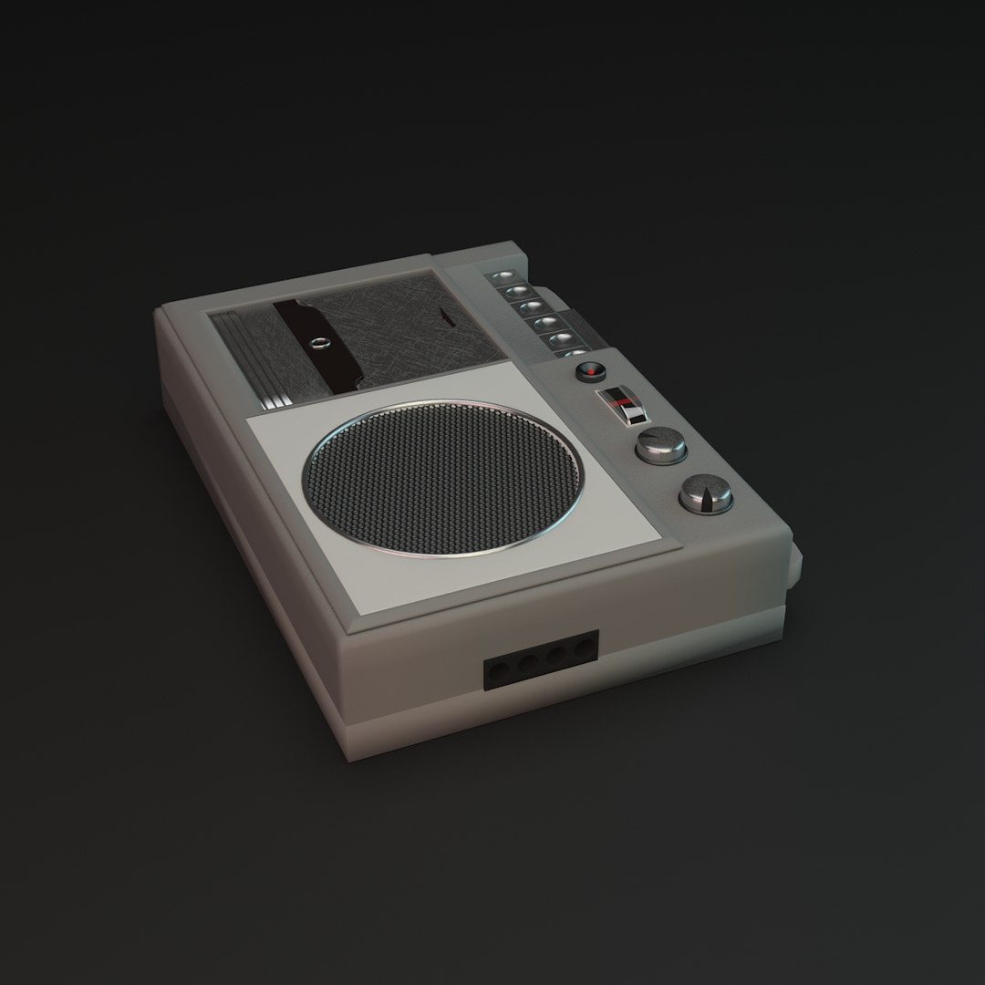 Tape Recorder 3d Model
