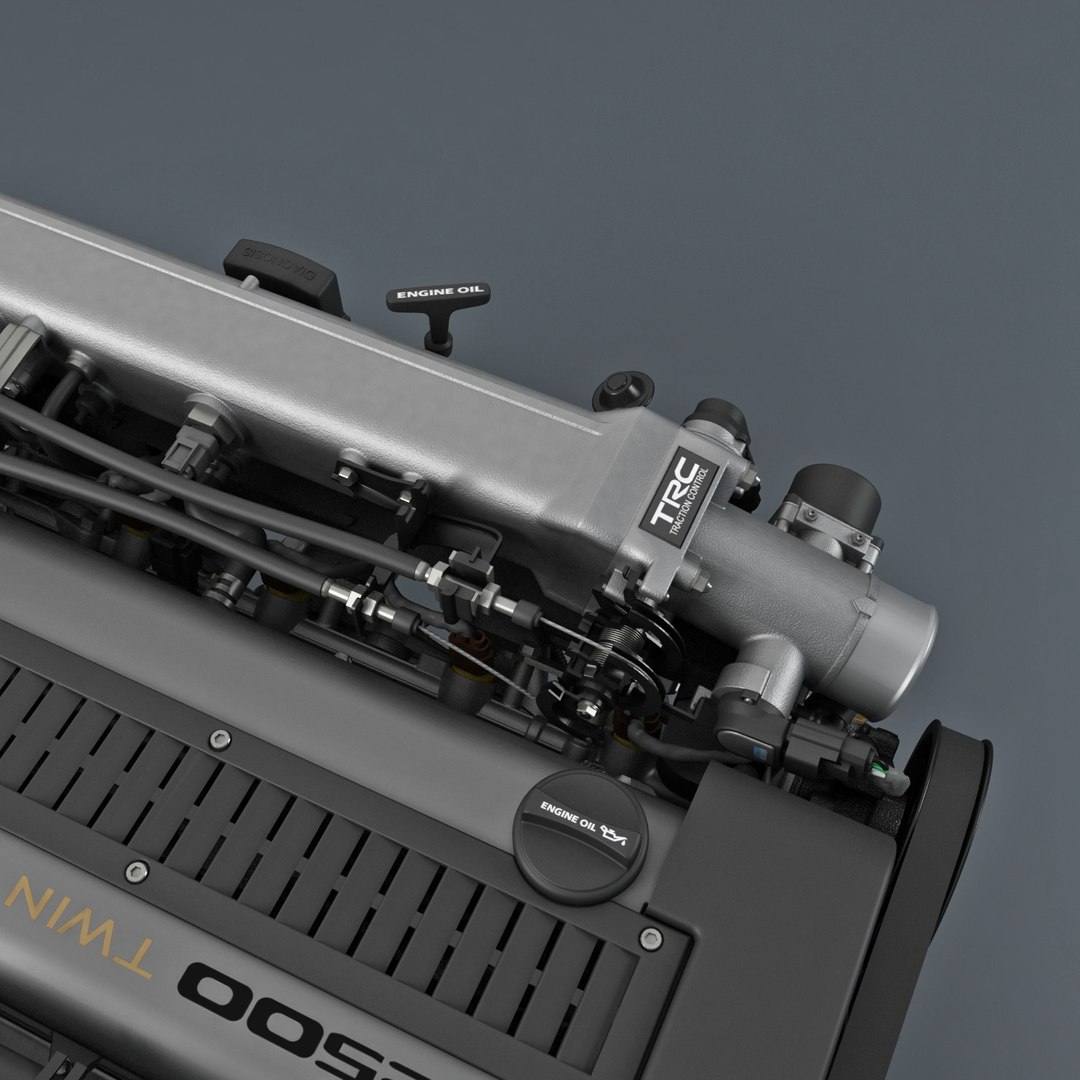 1jz-gte Engine 3d Max